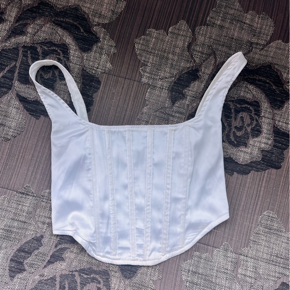 Missguided | Tops | Missguided White Corset Top | Poshmark